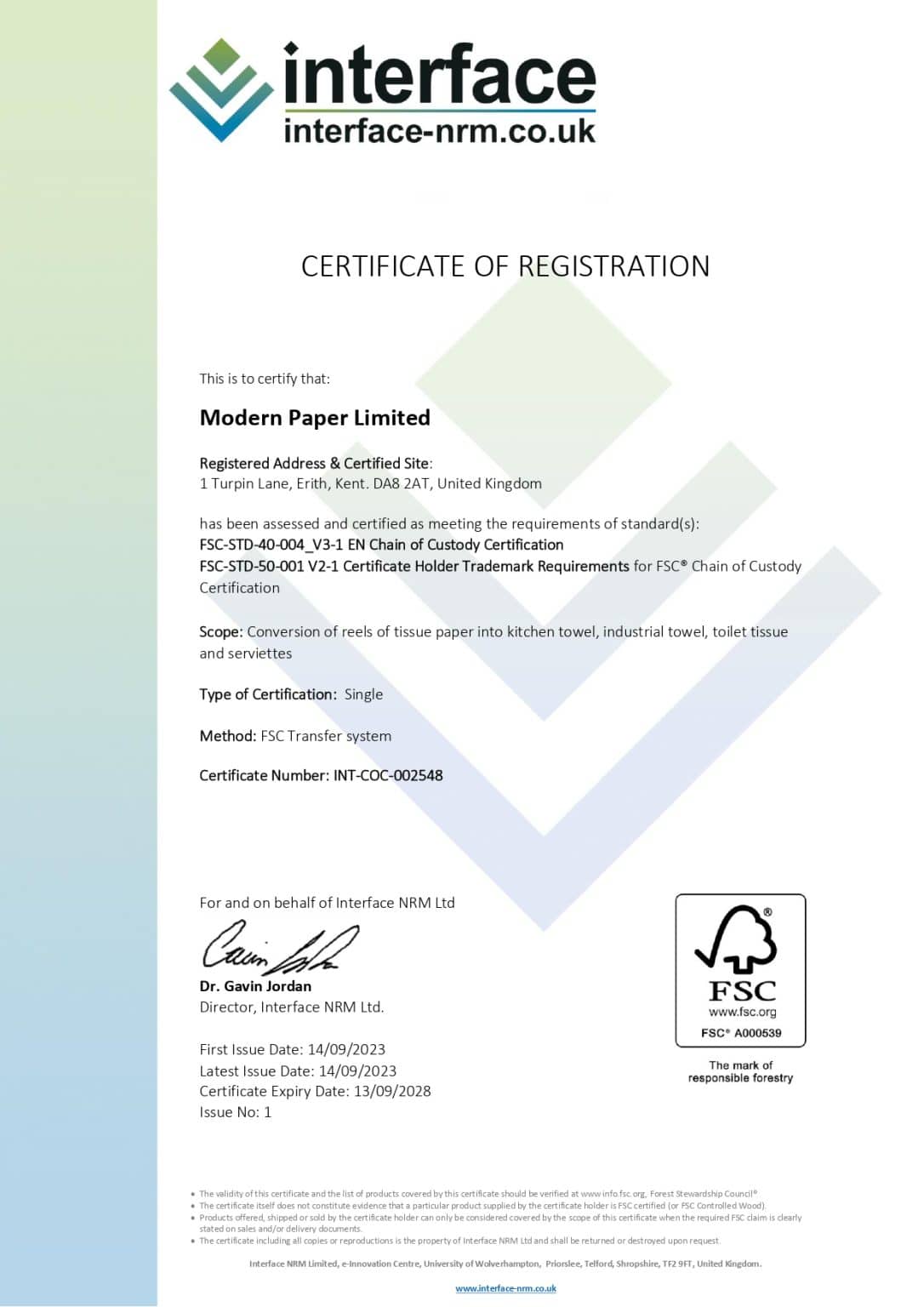 Company - Modern Paper